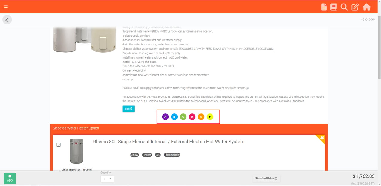 Creating options is easy with the Scratchpad