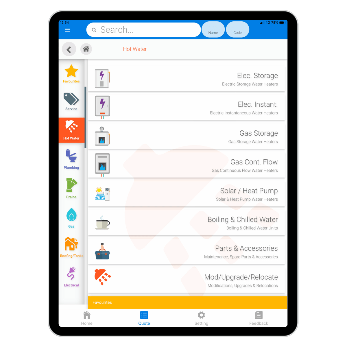 Features Of Australia's Tradie Sales Tool | FlatRateNOW