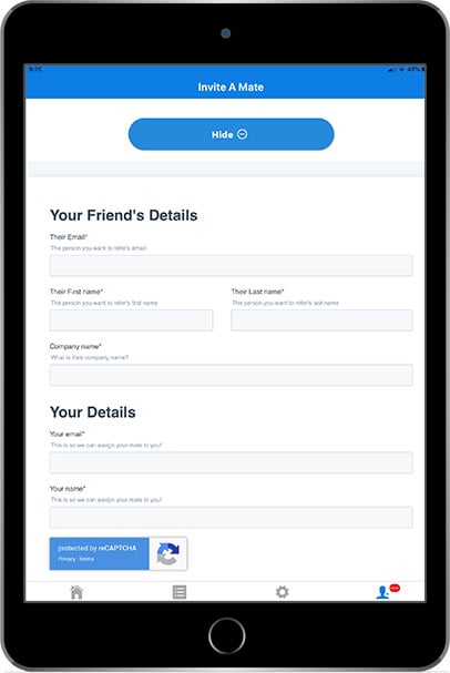 Invite Your Mates & Be Rewarded